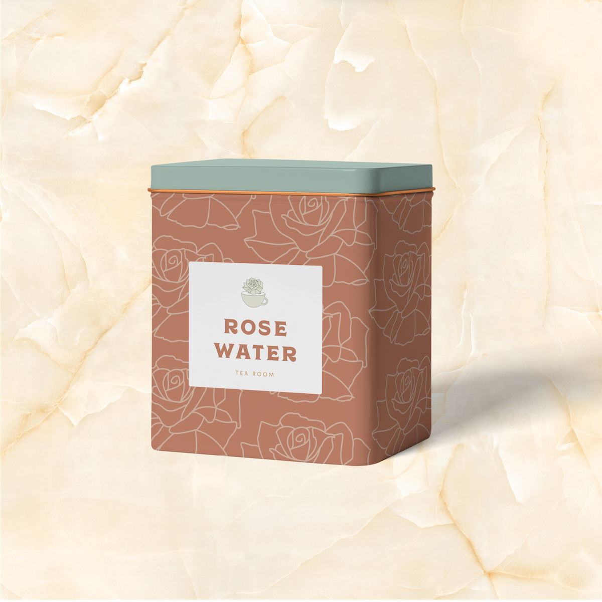 Rosewater Tea Room Brand Design Concept — Parson Lane